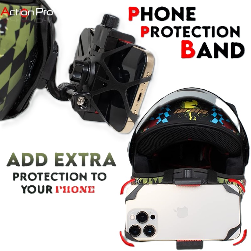 Action Pro Helmet Chin Mount Mobile Smartphone Action Camera (APHCM1 ...